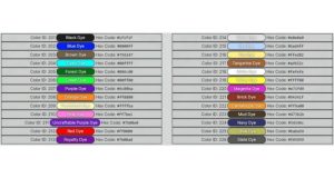 Guide d'identification des couleurs d'ARK Survival Evolved - ProGuideAH