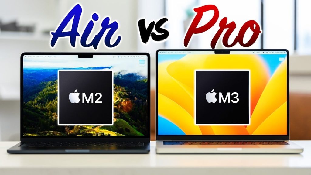 M2 MacBook Air vs M3 MacBook Pro - ProGuideAH