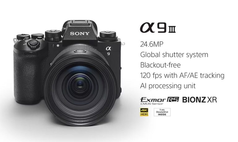Sony a9 III, die erste Global-Shutter-Kamera, die 120 Bilder pro ...