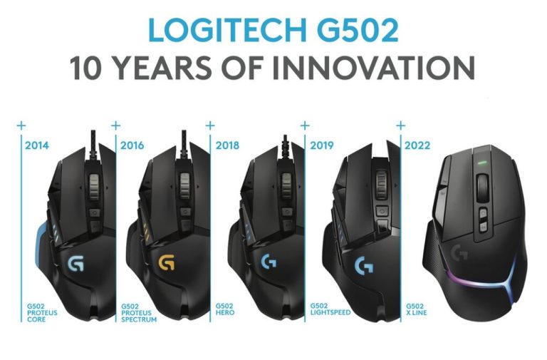 Il mouse da gioco Logitech G G502 celebra il decimo anniversario ...