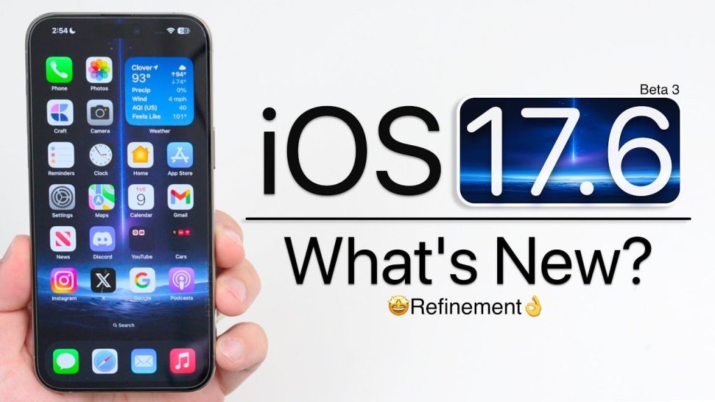 Nouveautés d'iOS 17.6 Beta 3 - ProGuideAH